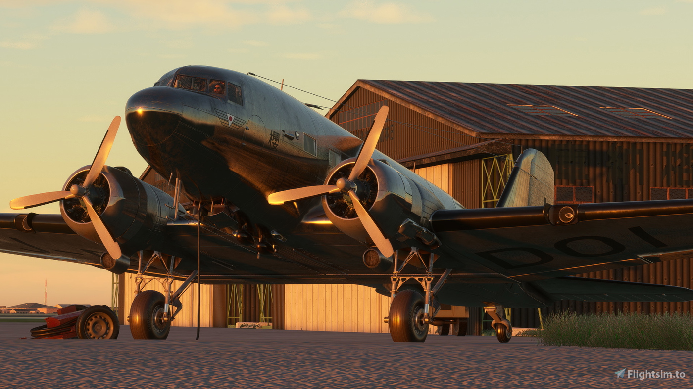 Douglas DC-3 (L2D1) | Imperial Japanese Airways | J-BDOI "Sakura" for ...