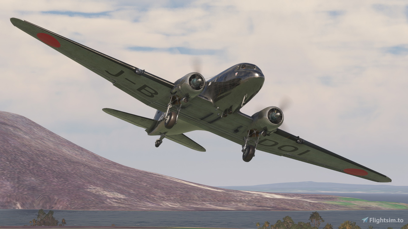 Douglas DC-3 (L2D1) | Imperial Japanese Airways | J-BDOI "Sakura" for ...
