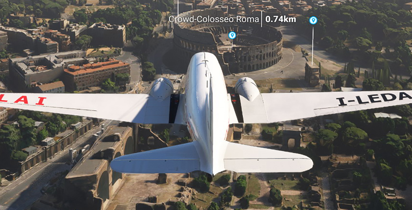 Douglas DC-3 Linee Aeree Italiane-LAI (I-LEDA) for Microsoft Flight ...