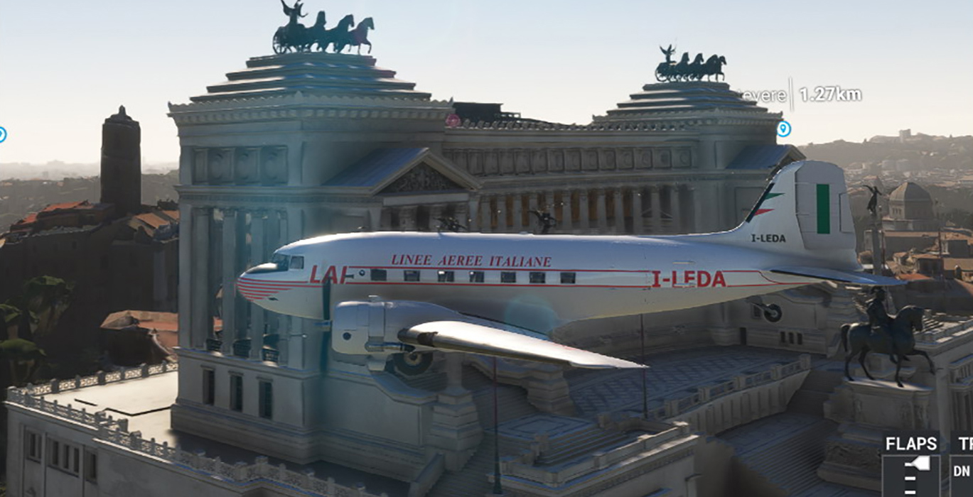 Douglas DC-3 Linee Aeree Italiane-LAI (I-LEDA) for Microsoft Flight ...