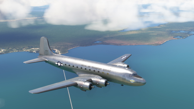 Douglas DC-4 Naval Air Transport Service for Microsoft Flight Simulator ...