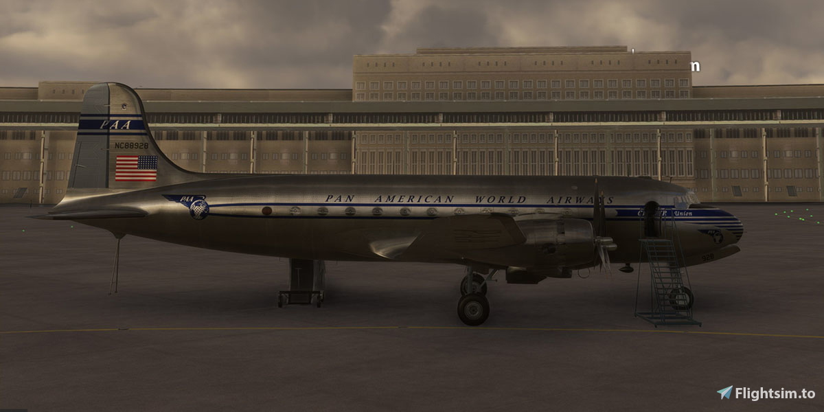 Douglas DC-4 Pan American World Airways NC88928 for Microsoft Flight ...