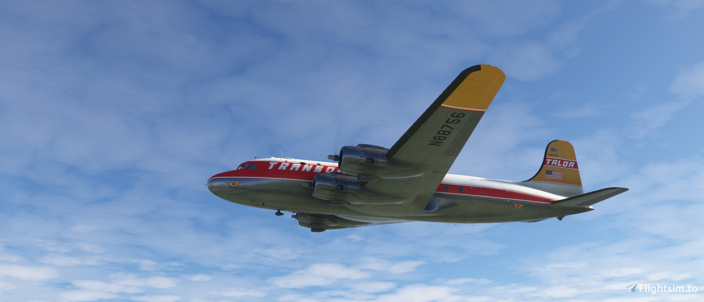 Douglas DC-4 Transocean pro Microsoft Flight Simulator | MSFS
