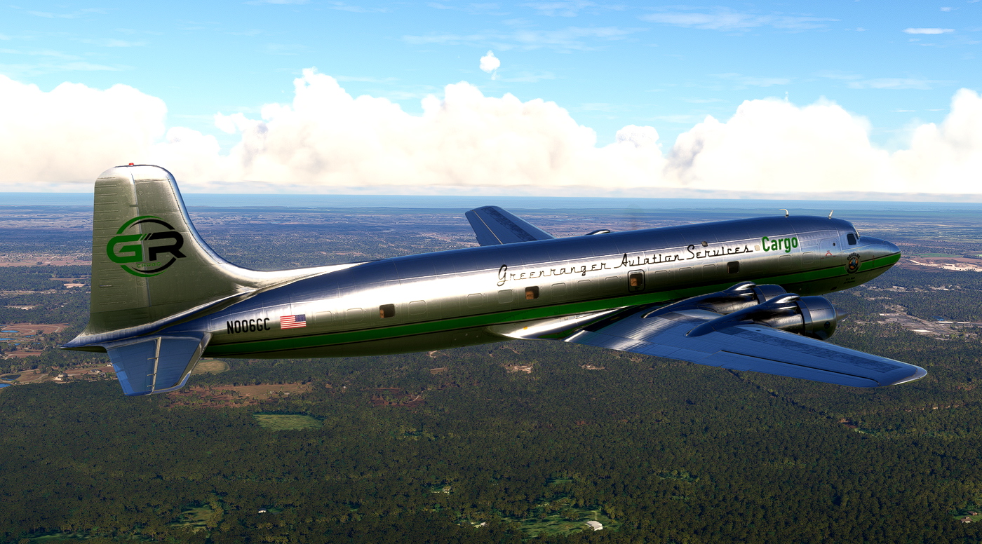 Douglas DC6 Greenranger Aviation for Microsoft Flight Simulator | Feed