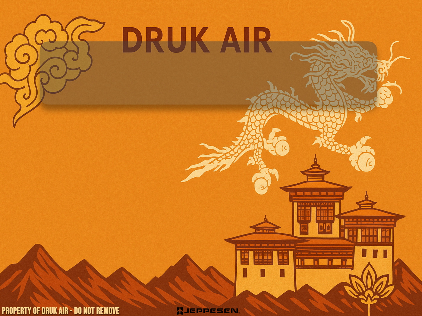 Druk Air - KB/DRK - EFB background for Microsoft Flight Simulator | MSFS