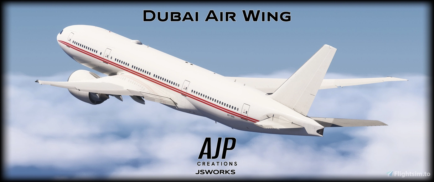 Dubai Air Wing - A6-HHH - Boeing 777LR for Microsoft Flight Simulator ...