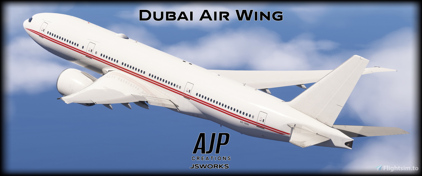 Dubai Air Wing - A6-HHH - Boeing 777LR for Microsoft Flight Simulator ...