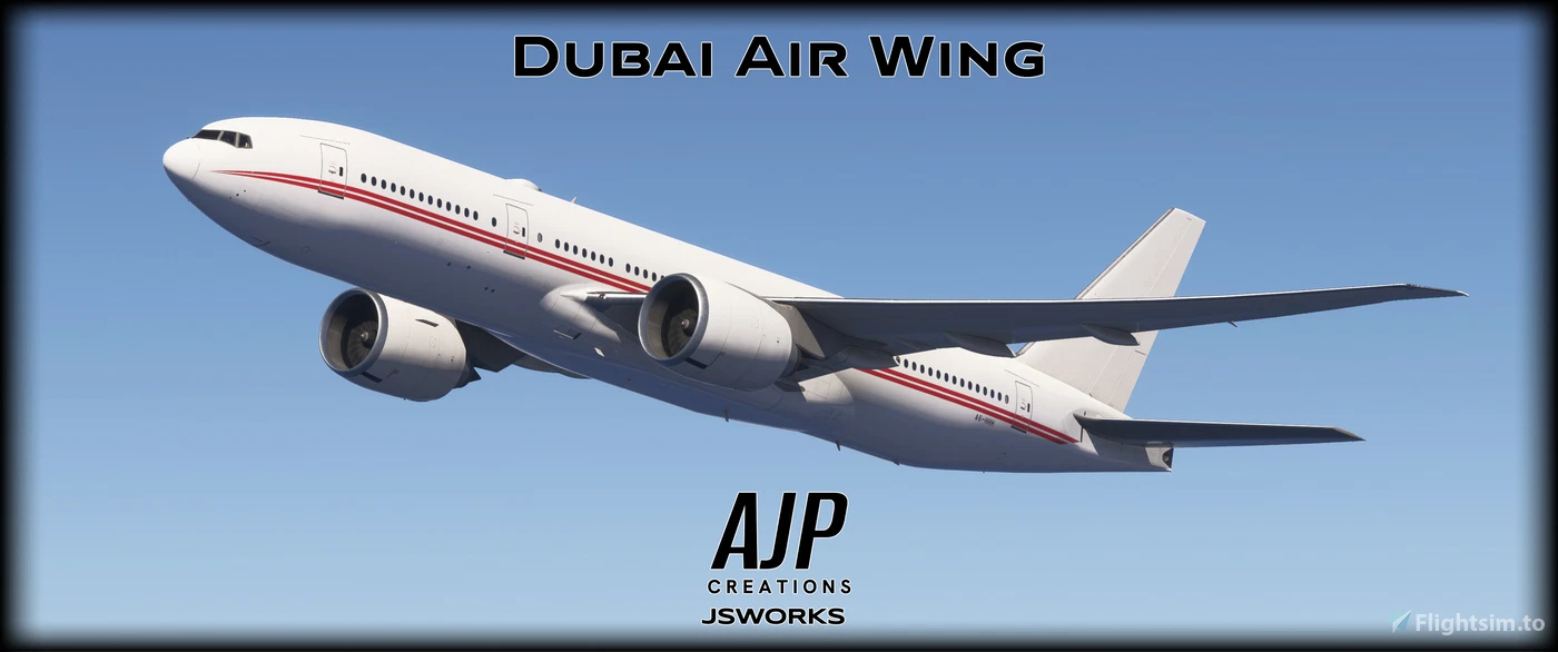 Dubai Air Wing - A6-HHH - Boeing 777LR for Microsoft Flight Simulator ...
