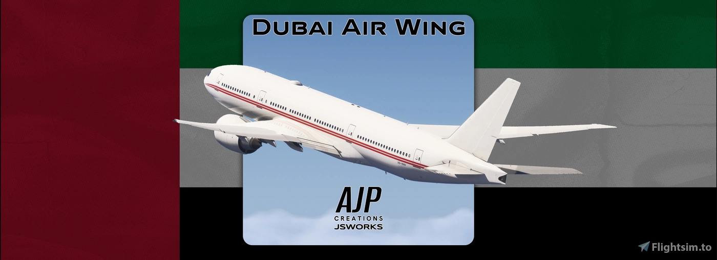 Dubai Air Wing - A6-HHH - Boeing 777LR for Microsoft Flight Simulator ...