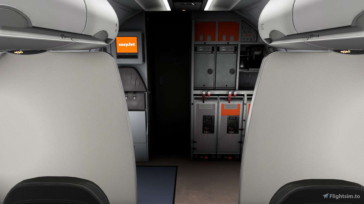easyJet europe OE-IDT ex JA817P [Y180] w/Cabin - Fenixsim A320 V2 for ...
