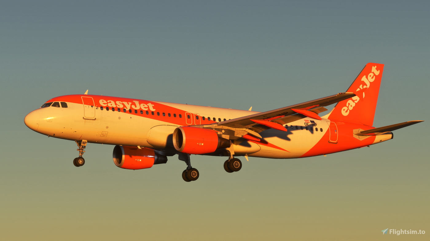 easyJet europe OE-INP [Y186] w/Cabin - Fenixsim A320 V2 for Microsoft ...