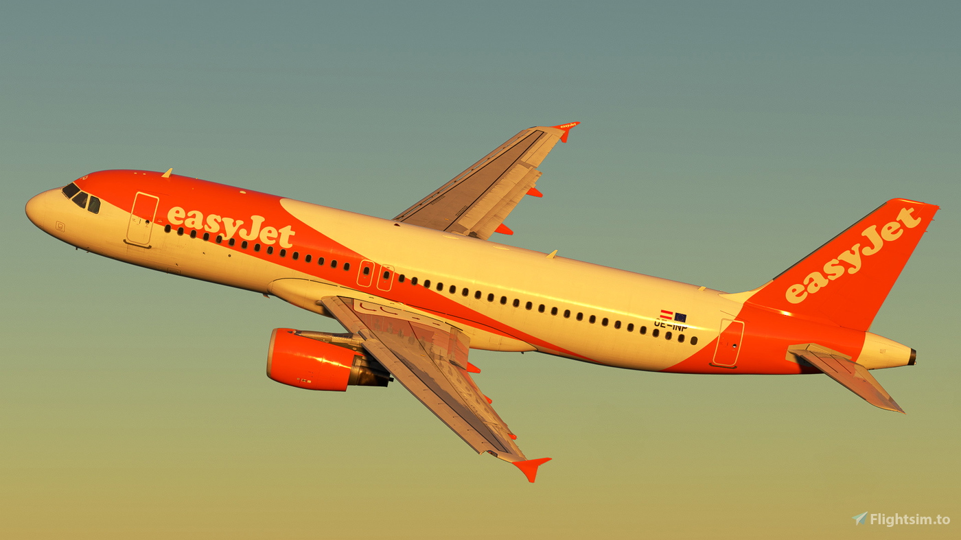 easyJet europe OE-INP [Y186] w/Cabin - Fenixsim A320 V2 for Microsoft ...