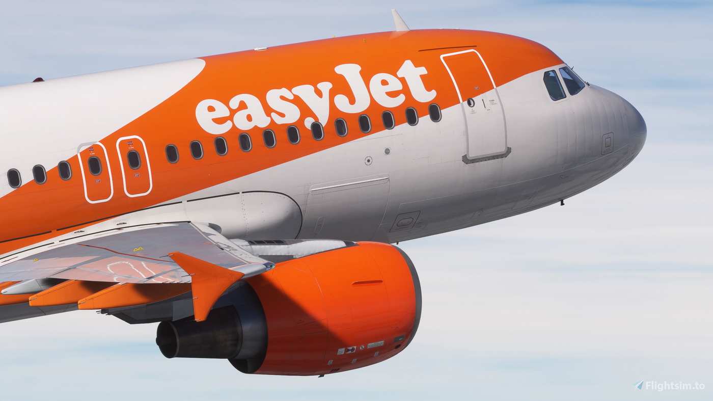 Easyjet Europe [Pack 1] w/Cabin Fenixsim A319 [8K+4K] for Microsoft ...