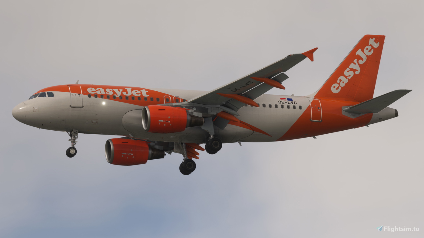 Easyjet Europe [Pack 1] w/Cabin Fenixsim A319 [8K+4K] for Microsoft ...
