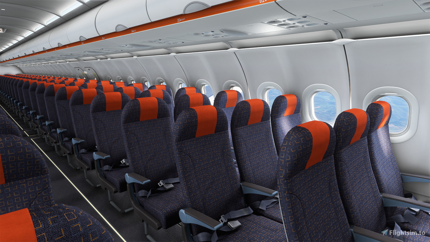 Easyjet Europe [Pack 1] w/Cabin Fenixsim A319 [8K+4K] for Microsoft ...