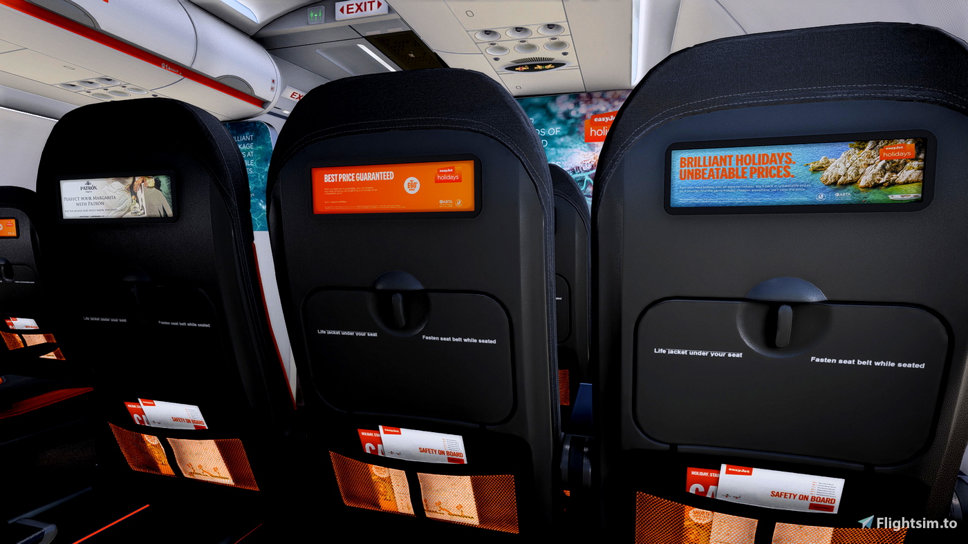 Threads - easyJet Europe [Pack] w/Cabin - Fenix A320 for Microsoft ...