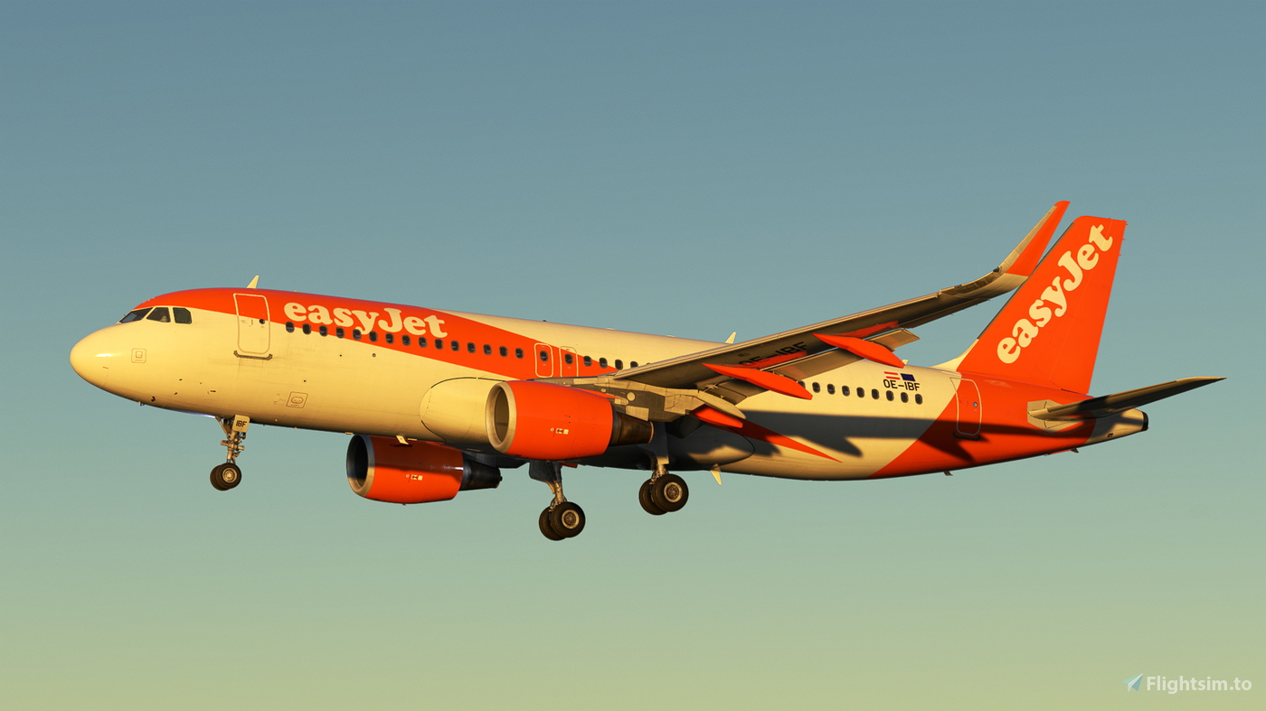 easyJet Europe Sharklets [Package 9] w/Cabin Fenix sim A320 [Y180] V2 for Microsoft Flight ...