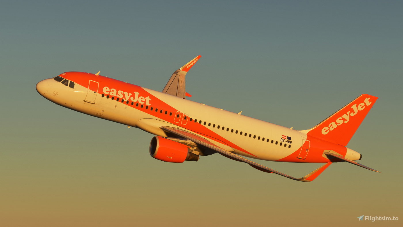 easyJet Europe Sharklets [Package 9] w/Cabin Fenix sim A320 [Y180] for Microsoft Flight ...