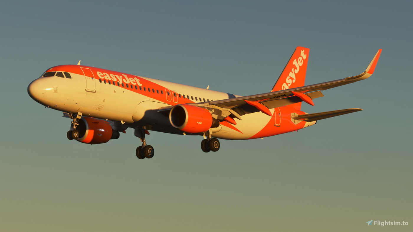 easyJet Europe Sharklets [Package 9] w/Cabin Fenix sim A320 [Y180] for Microsoft Flight ...