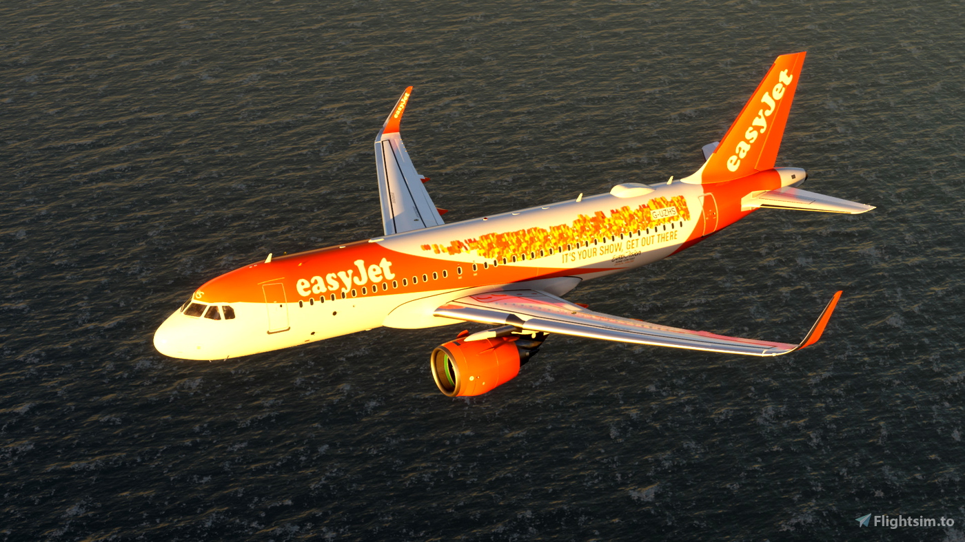 Threads - EasyJet Eurovision 2025 FBW A32NX | G-UZHS 8K voor Microsoft ...