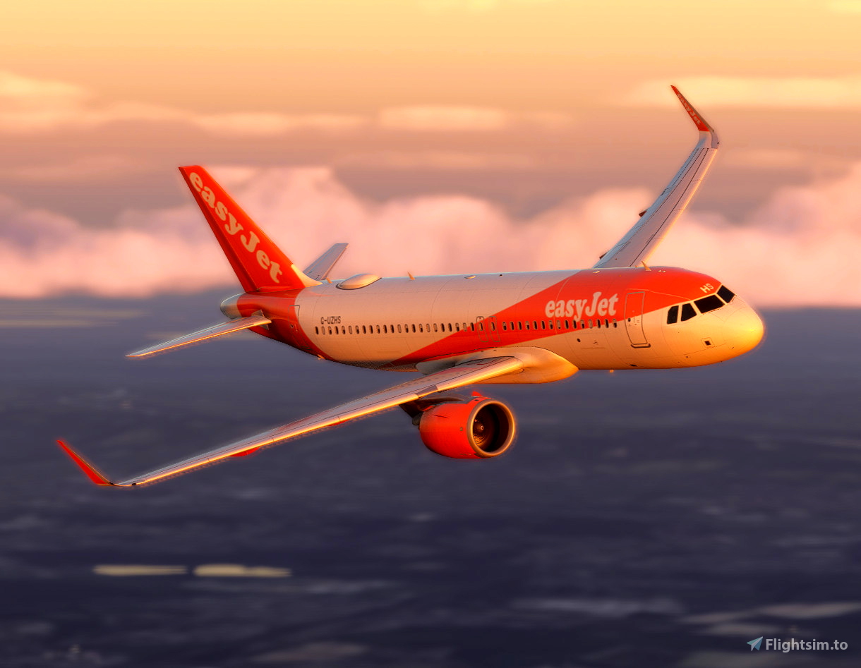 EasyJet (G-UZHS) w/Cabin for MSFS2024 | Inibuilds A320NEO для Microsoft Flight Simulator | Feed