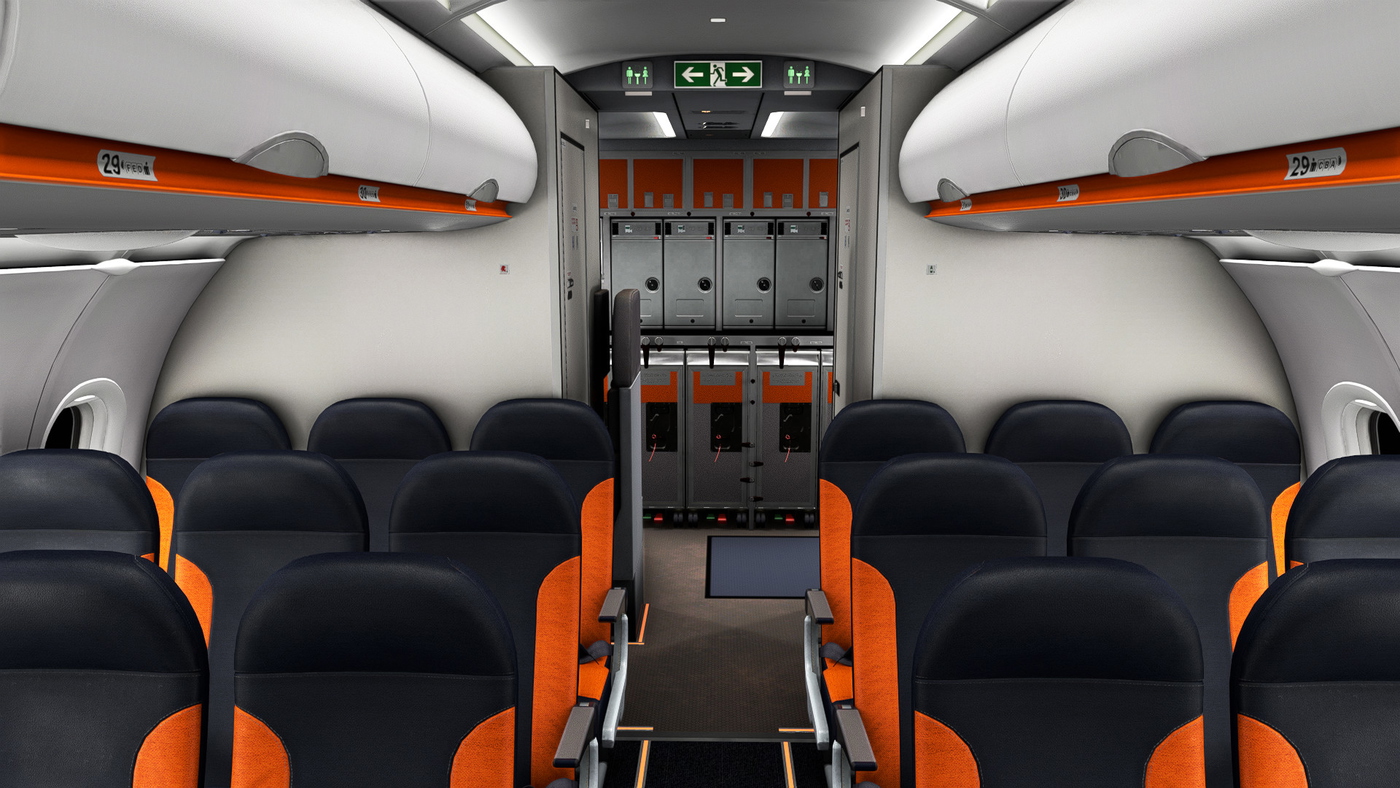 easyJet Switzerland Sharklets [Package 17] w/Cabin Fenixsim A320 [Y186 ...