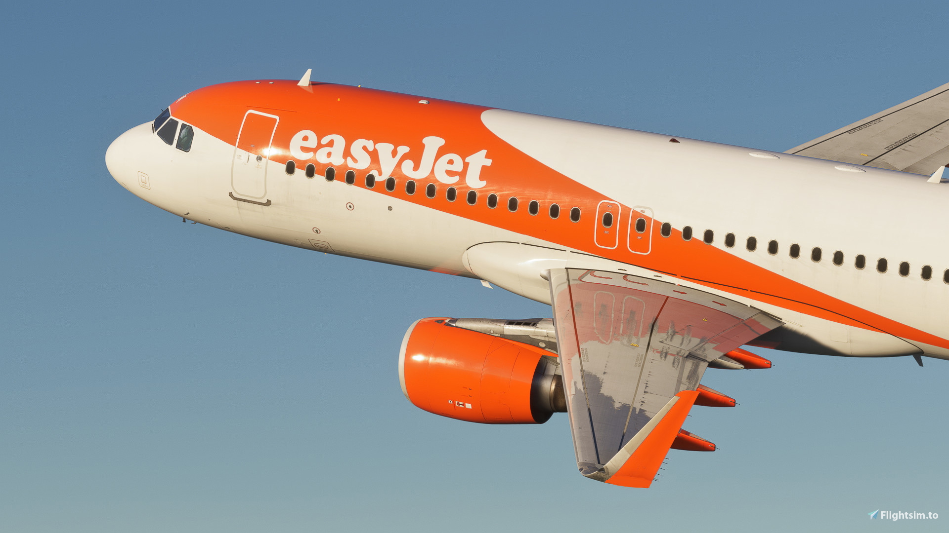 easyJet UK G-EJCM ex RP-C3276 [Y180] w/Cabin - Fenixsim A320 - MSFS Add ...