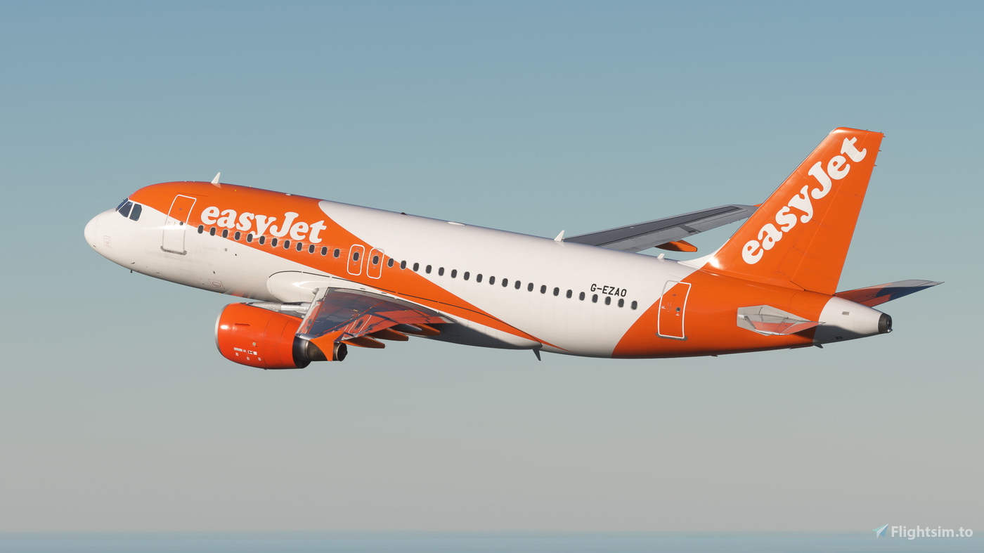 Easyjet UK [Pack 1] w/Cabin Fenixsim A319 [8K+4K] for Microsoft Flight ...