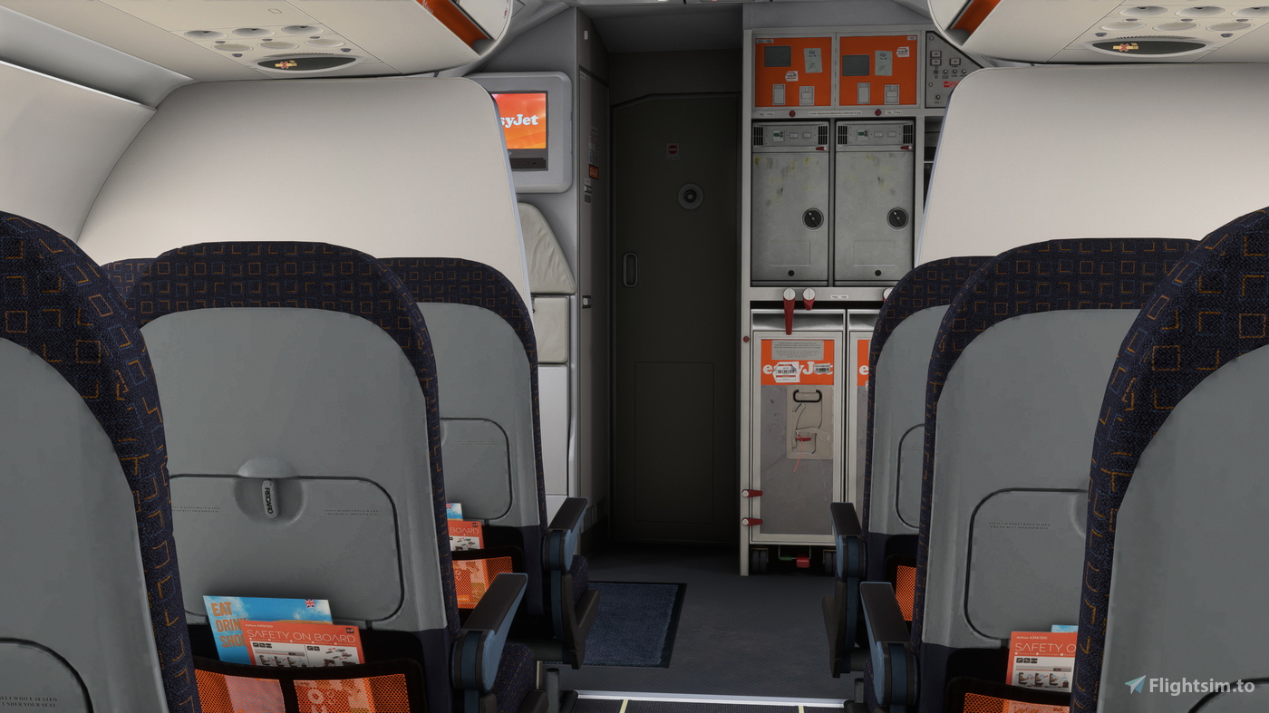 Easyjet UK [Pack 1] w/Cabin Fenixsim A319 [8K+4K] for Microsoft Flight ...