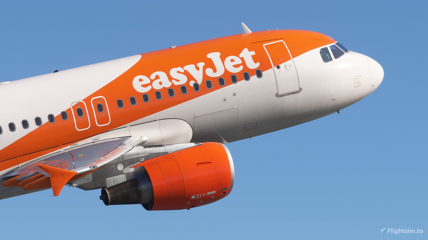 Easyjet UK [Pack 1] w/Cabin Fenixsim A319 [8K+4K] for Microsoft Flight ...