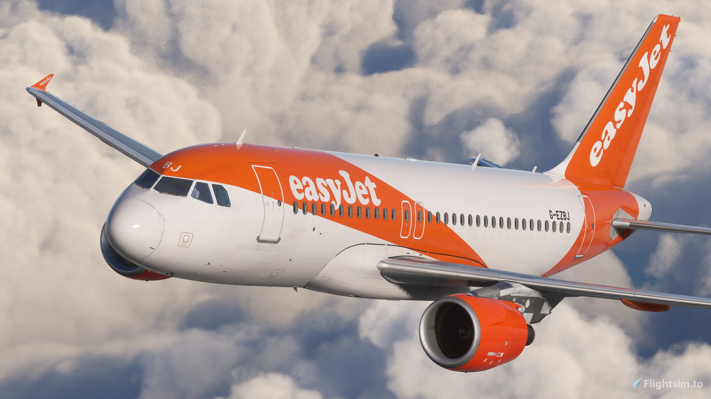 Easyjet UK [Pack 1] w/Cabin Fenixsim A319 [8K+4K] for Microsoft Flight ...