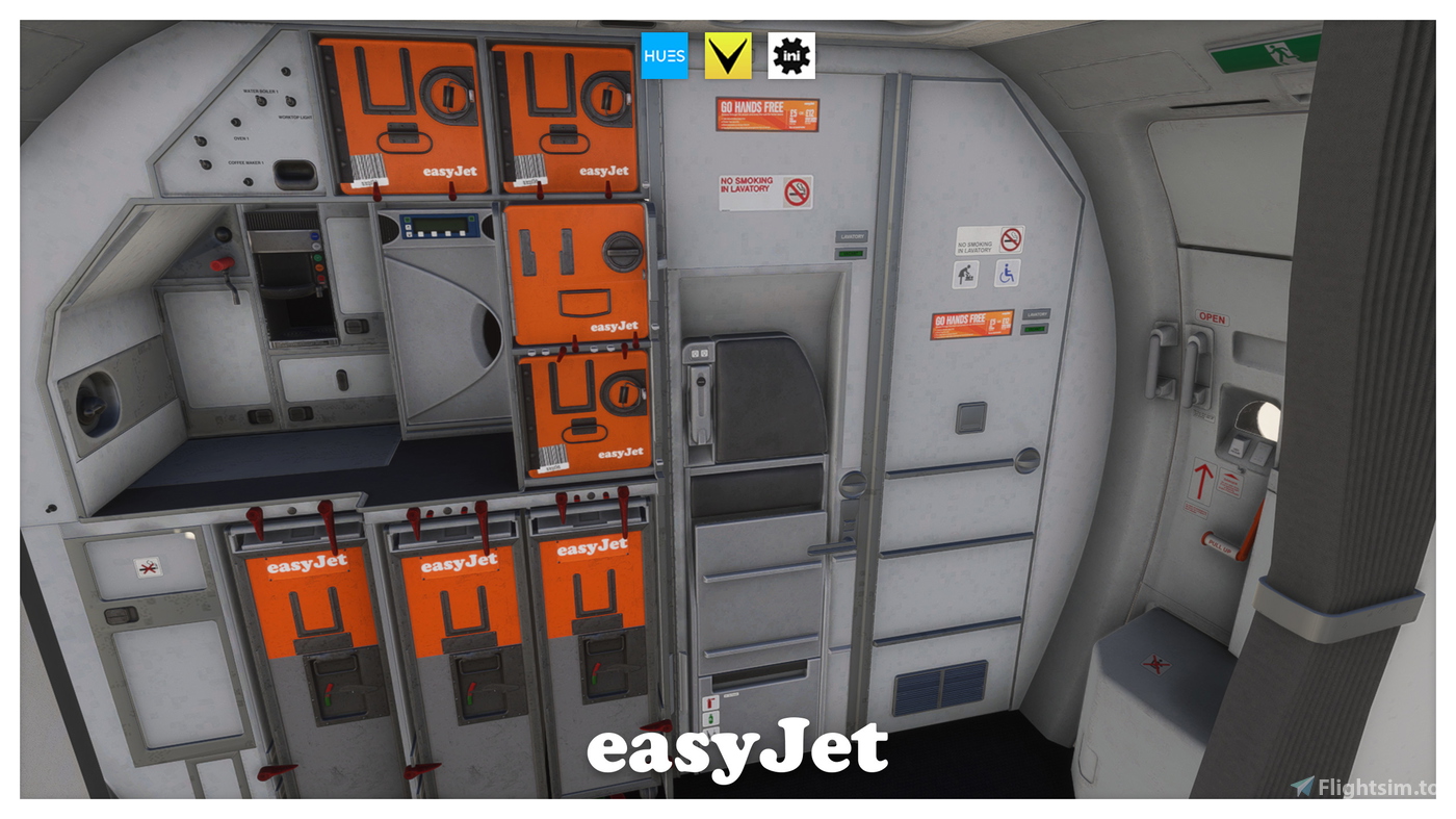 Easyjet UK Pack w/Cabin | A321LR Neo inibuilds/microsoft [8K] for ...
