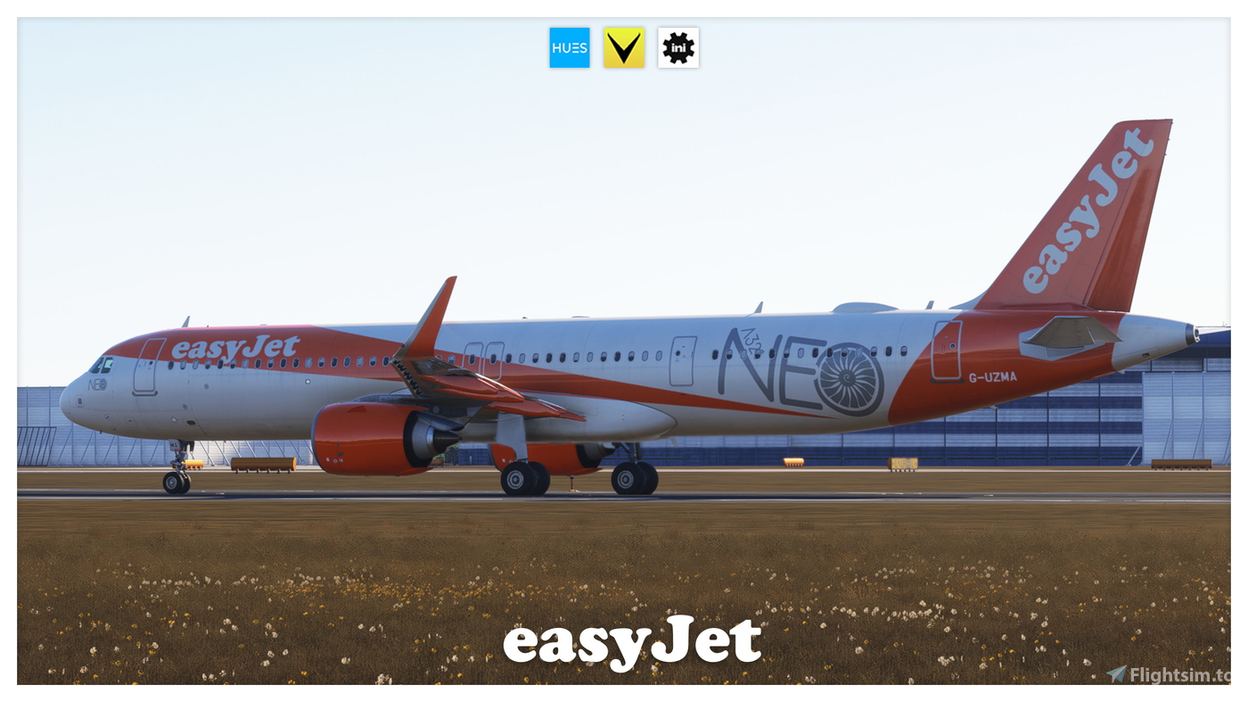 Easyjet UK Pack w/Cabin | A321LR Neo inibuilds/microsoft [8K] pour ...