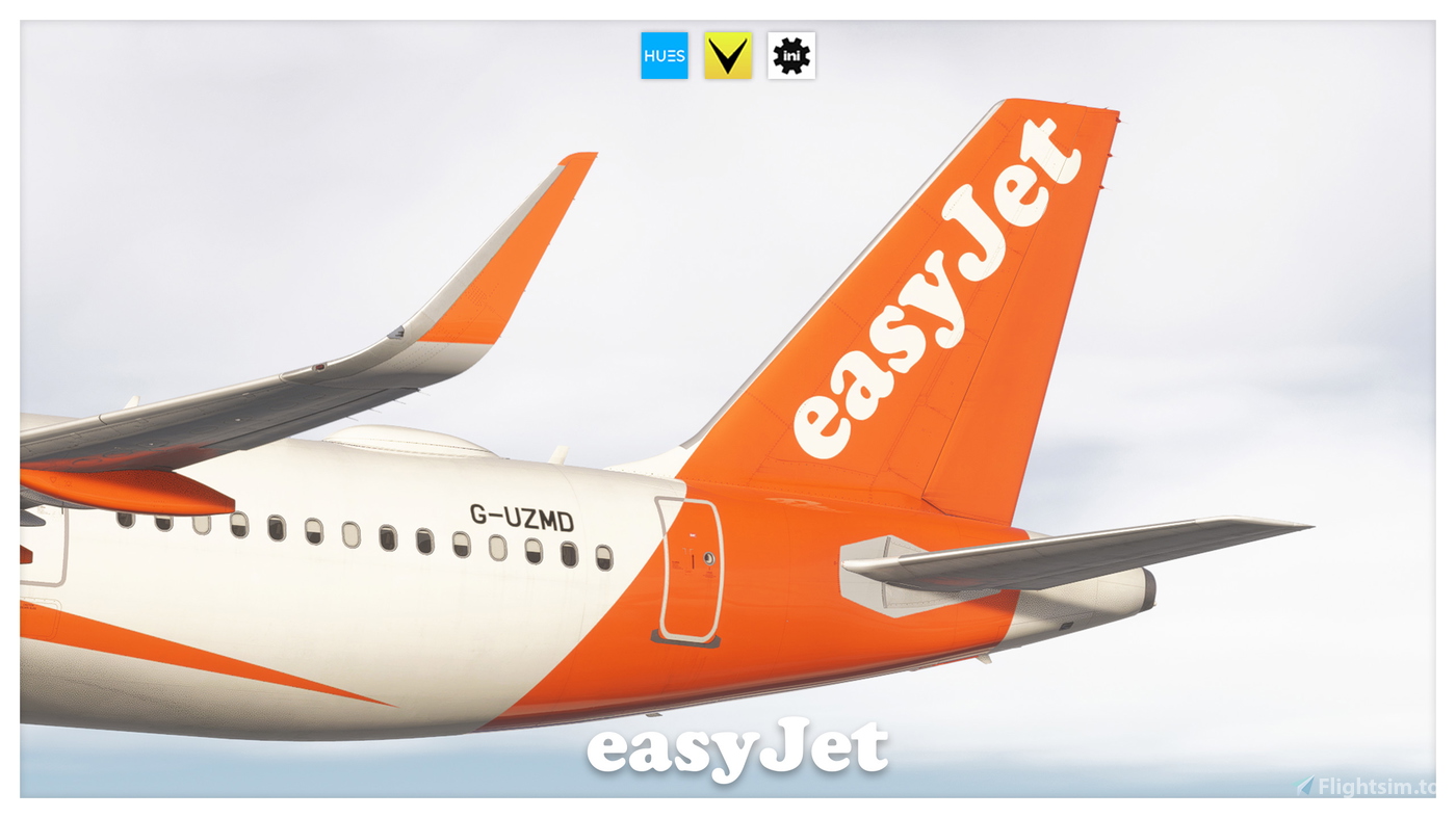 Easyjet UK Pack w/Cabin | A321LR Neo inibuilds/microsoft [8K] pour ...