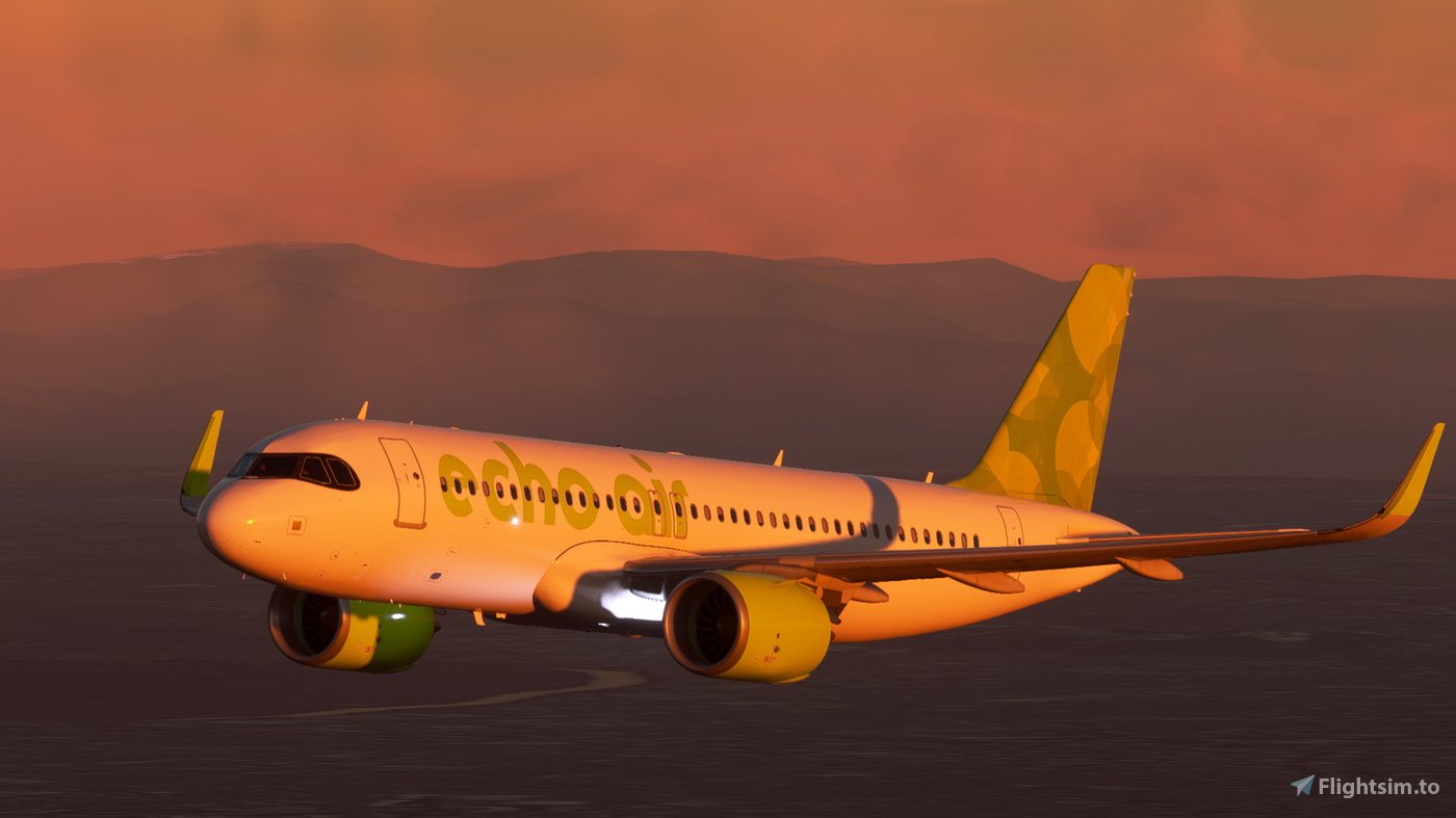 echo air | inibuilds a320neo V2 | 9H-RMF | Fictional for Microsoft ...