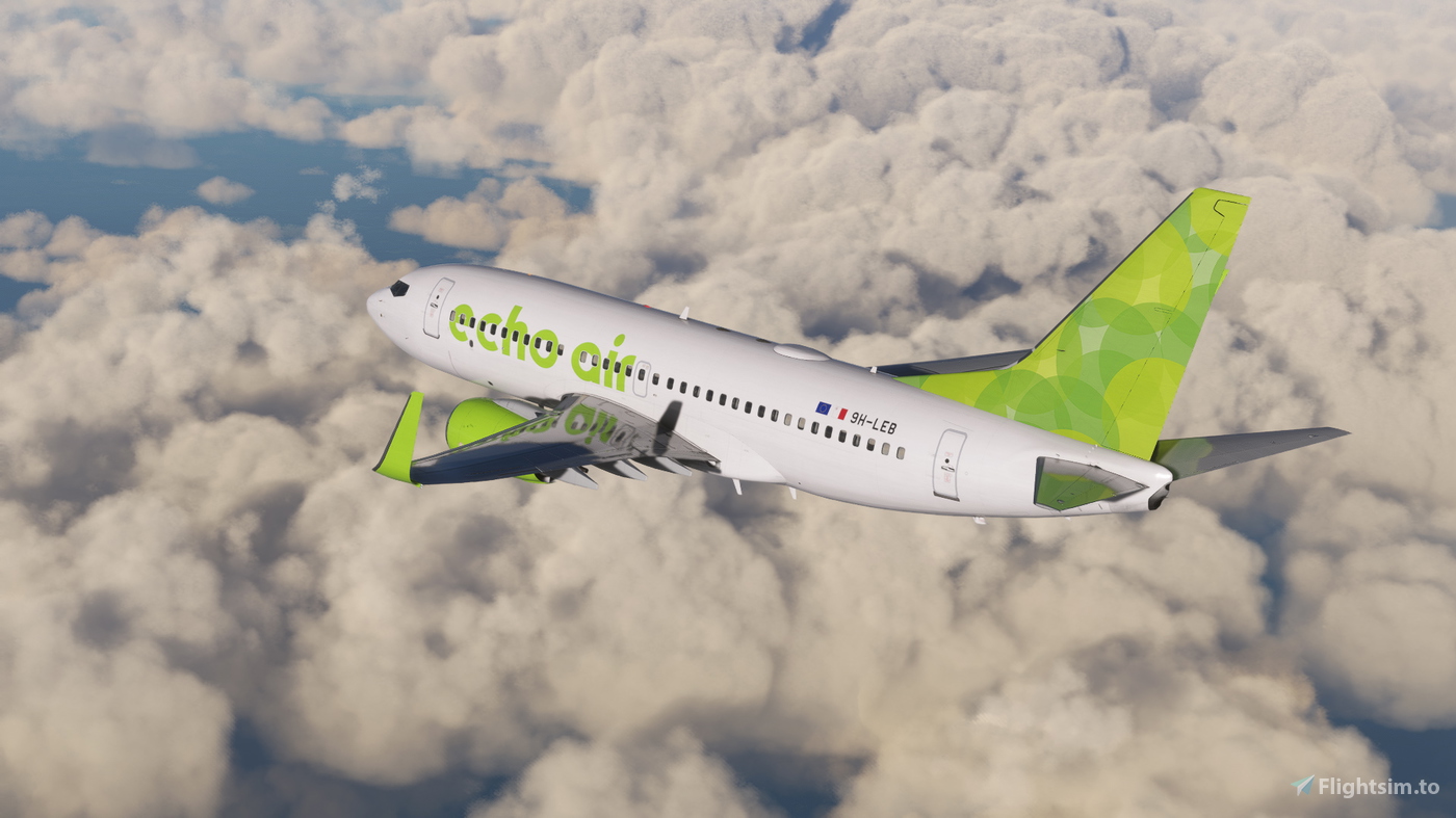 Echo Air Boeing 737-700 PMDG BW 9H-LEB (Fictional) for Microsoft Flight ...