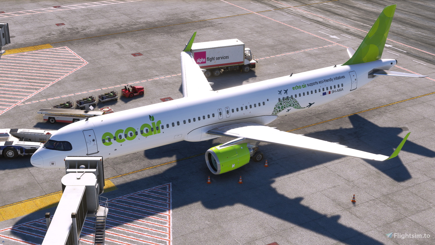 Echo Air LVFR A321neo Livery Package (Pratt & Whitney) for Microsoft ...
