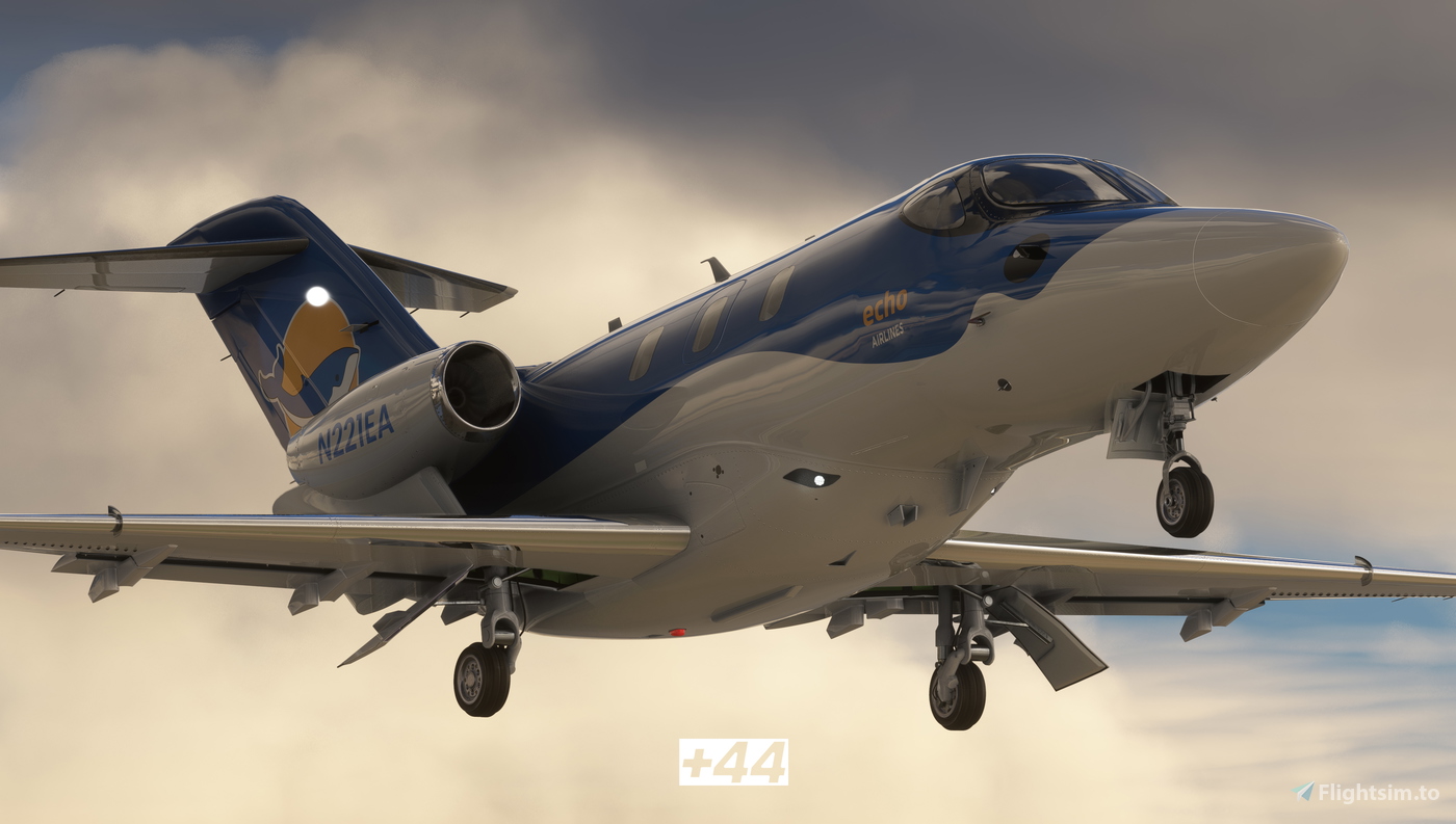 Echo Airlines (N221EA) FlightFX Honda JET - 8K for Microsoft Flight ...
