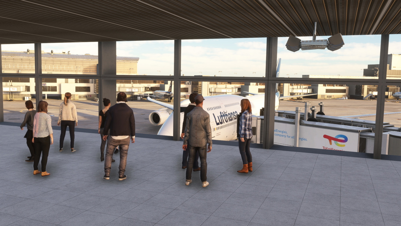 EDDF Frankfurt Static FSLTL (Aerosoft) 对于 Microsoft Flight Simulator | MSFS