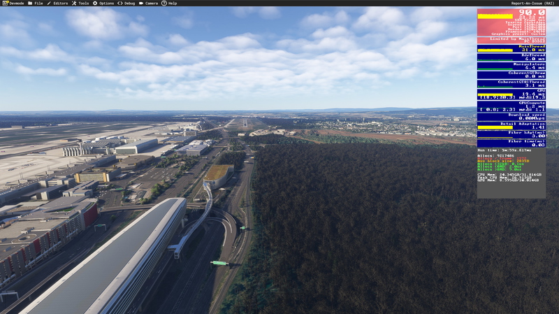 EDDF TIN tree fix for Microsoft Flight Simulator | MSFS