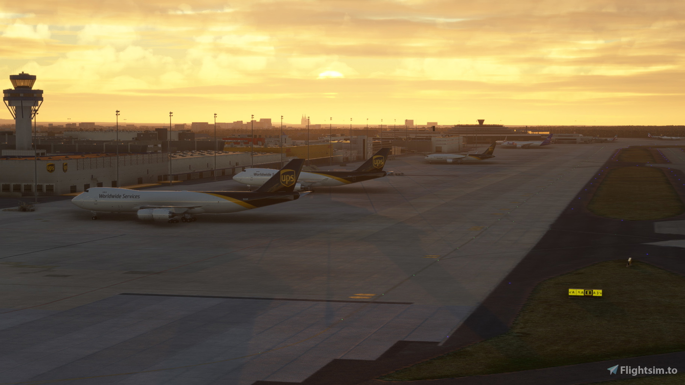 EDDK Cologne-Bonn FSLTL Static Aircraft for Microsoft Flight Simulator ...