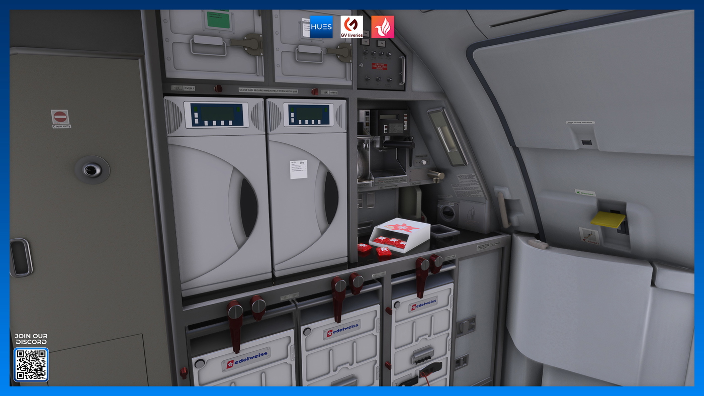 Edelweiss A320 HB-JJL, HB-JJK | NC Scheme | Custom cabin | Fenix A320 ...