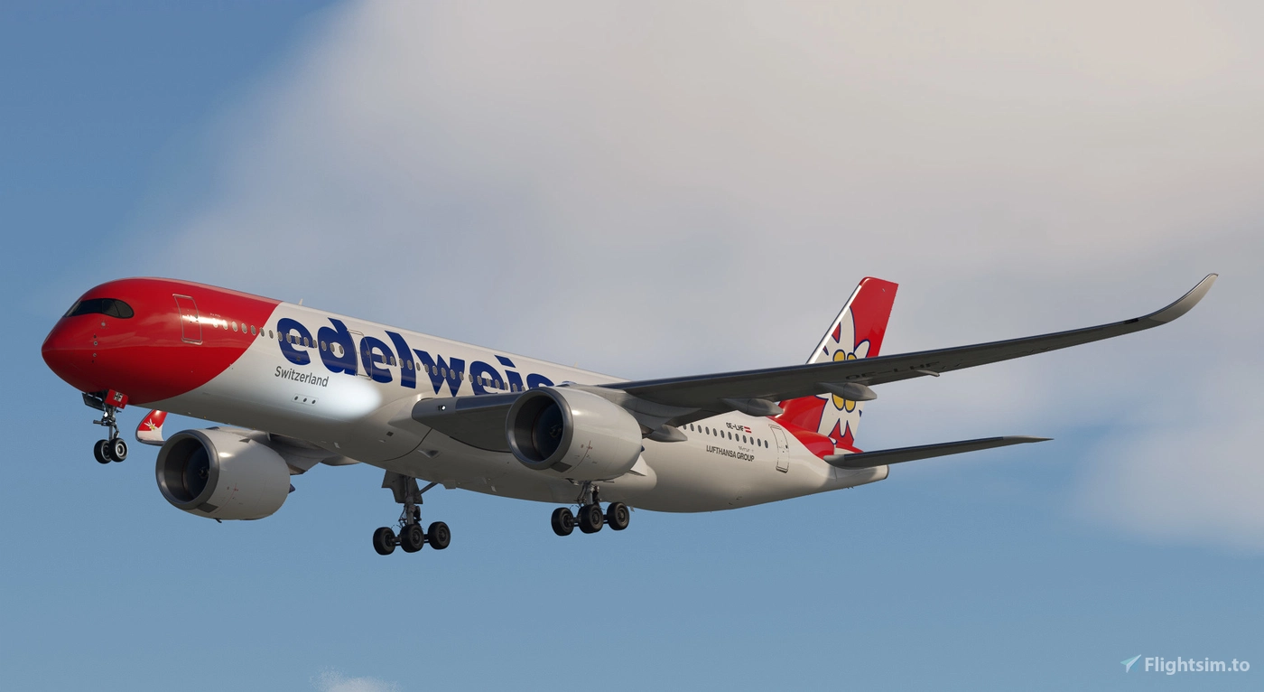Edelweiss A350-900 | 8k & 4k | Fleet pack for Microsoft Flight ...