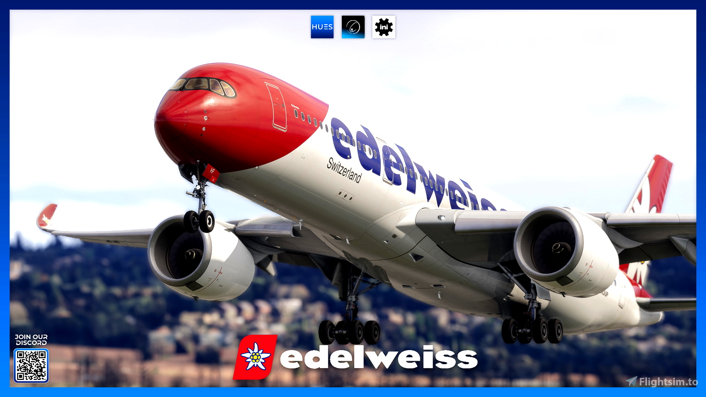 Edelweiss Air | Inibuilds A350-900 | 4K for Microsoft Flight Simulator ...