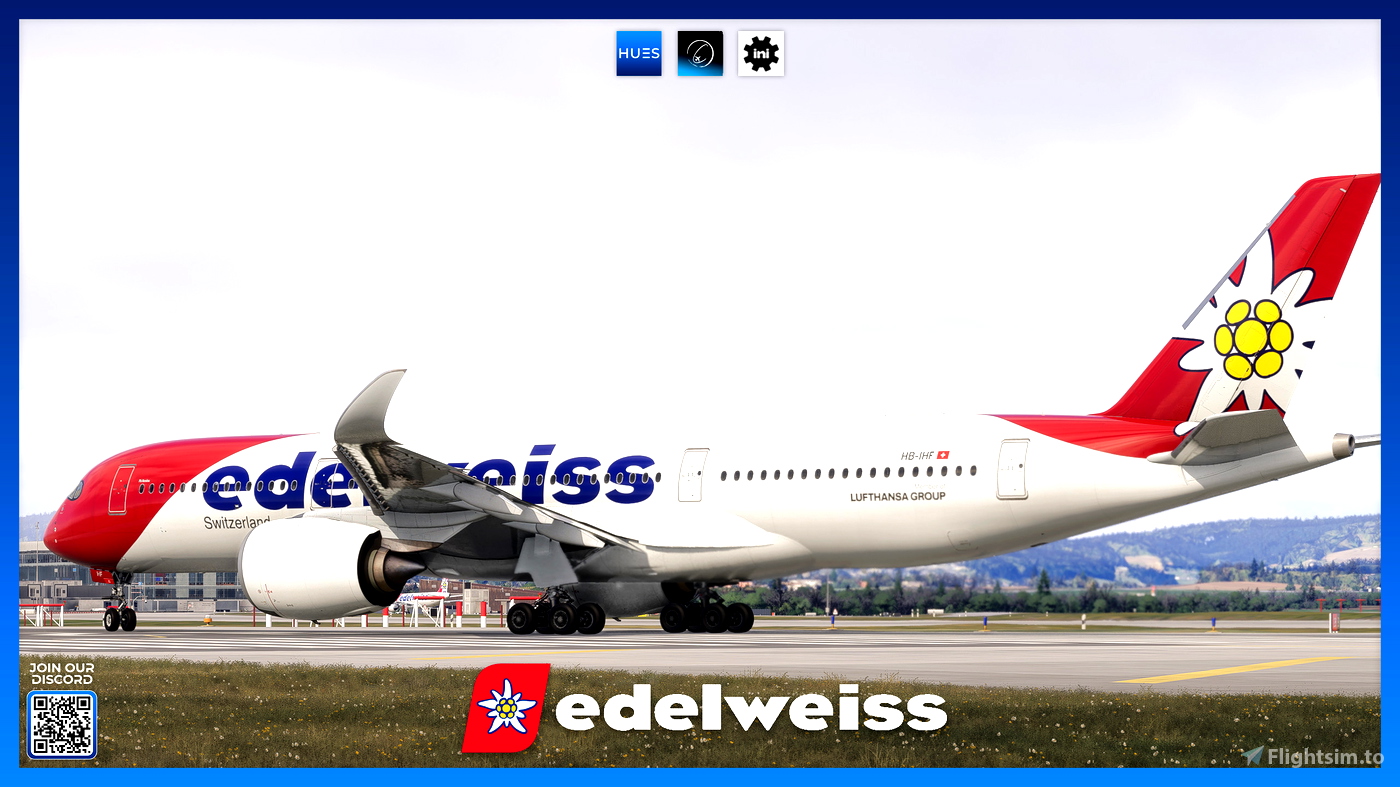 Edelweiss Air | Inibuilds A350-900 | 4K para Microsoft Flight Simulator ...