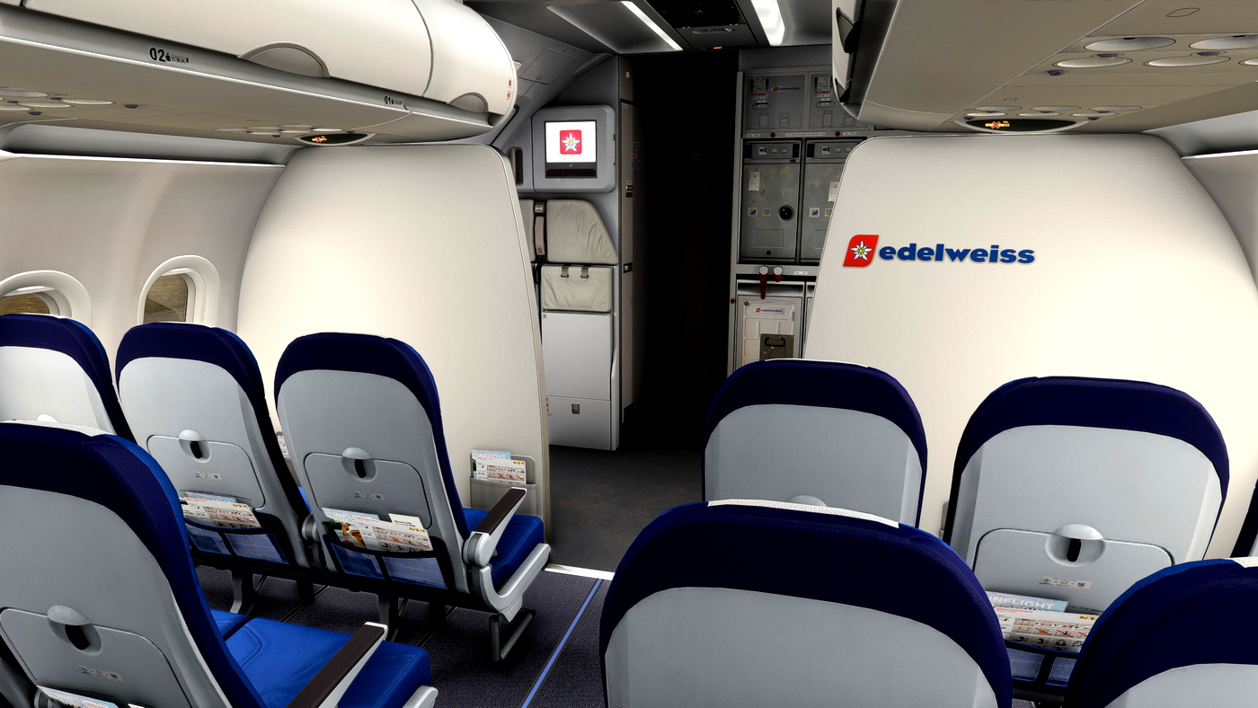 Threads - Edelweiss [Helping Hands HB-JLT] w/Cabin Fenixsim A320 ...