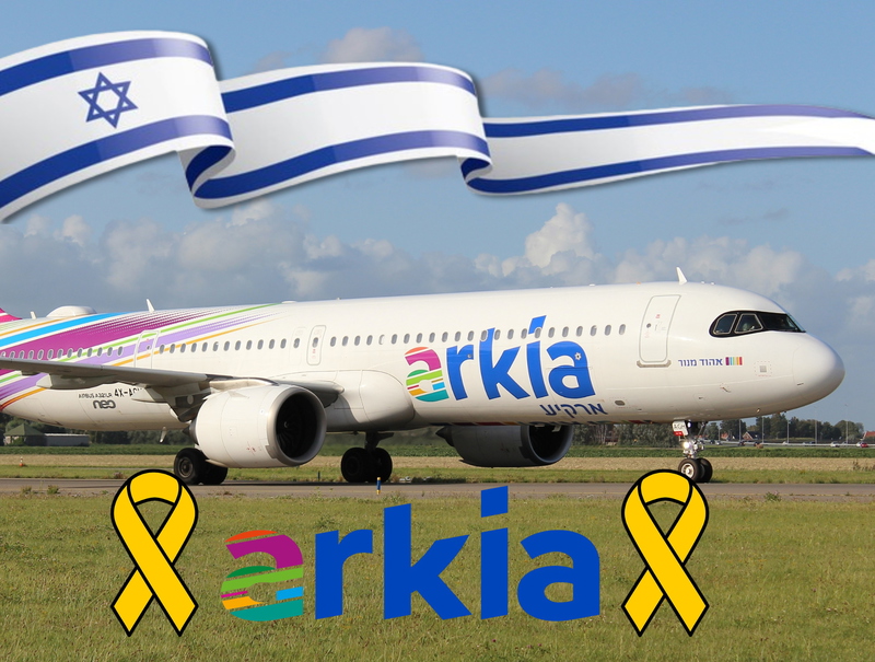 EFB Wallpaper A320/321 Arkia for Microsoft Flight Simulator | MSFS