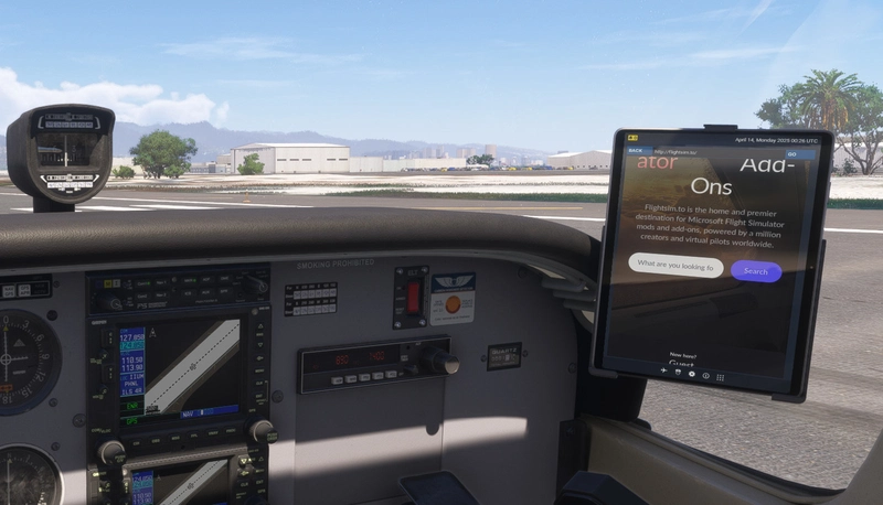 EFB web browser mod for Microsoft Flight Simulator | MSFS