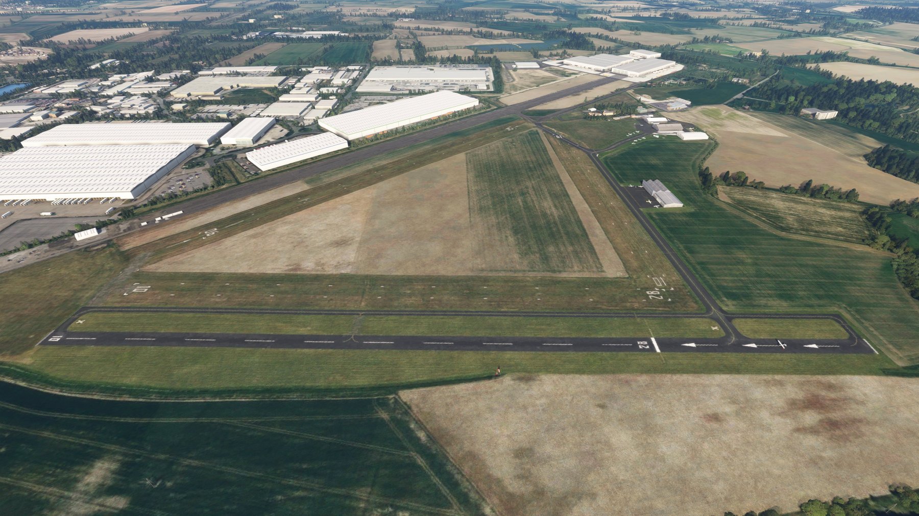 UK2000 Scenery - EGCJ - Sherburn In Elmet for Microsoft Flight ...