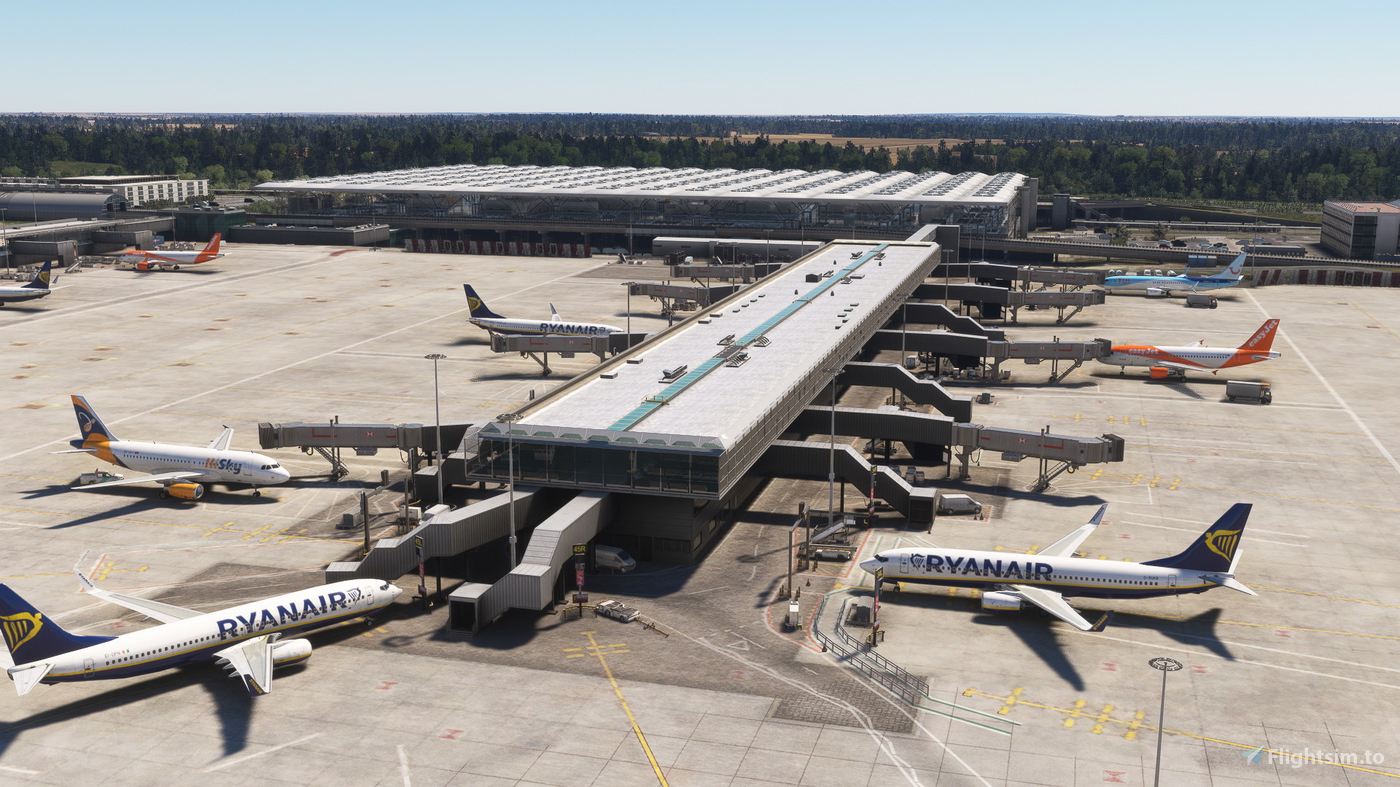 EGSS London Stansted - FSLTL Static Aircraft (Microsoft) for Microsoft ...